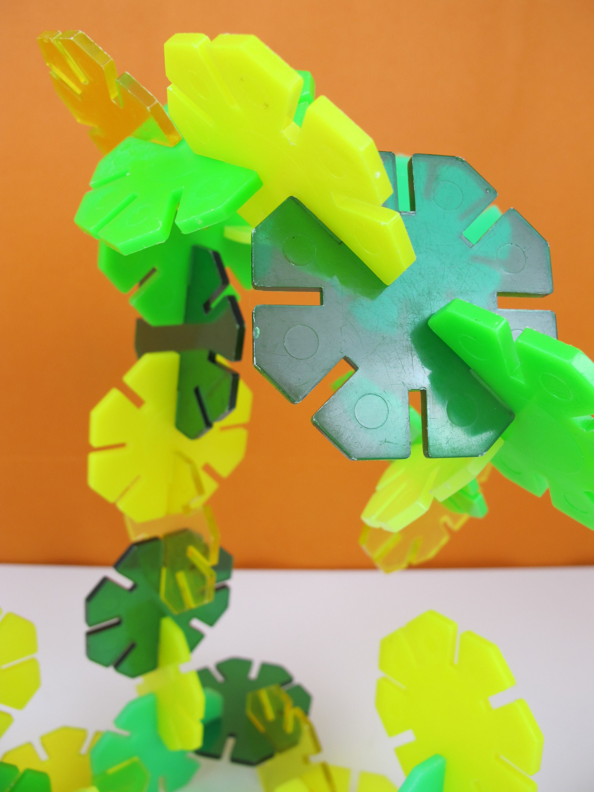 Vintage Octons. Fabulous Bright Greens Translucent and - Etsy UK