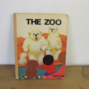 The Zoo - Vintage Board Book Illustrated by Pam Adams 1974 - Etsy