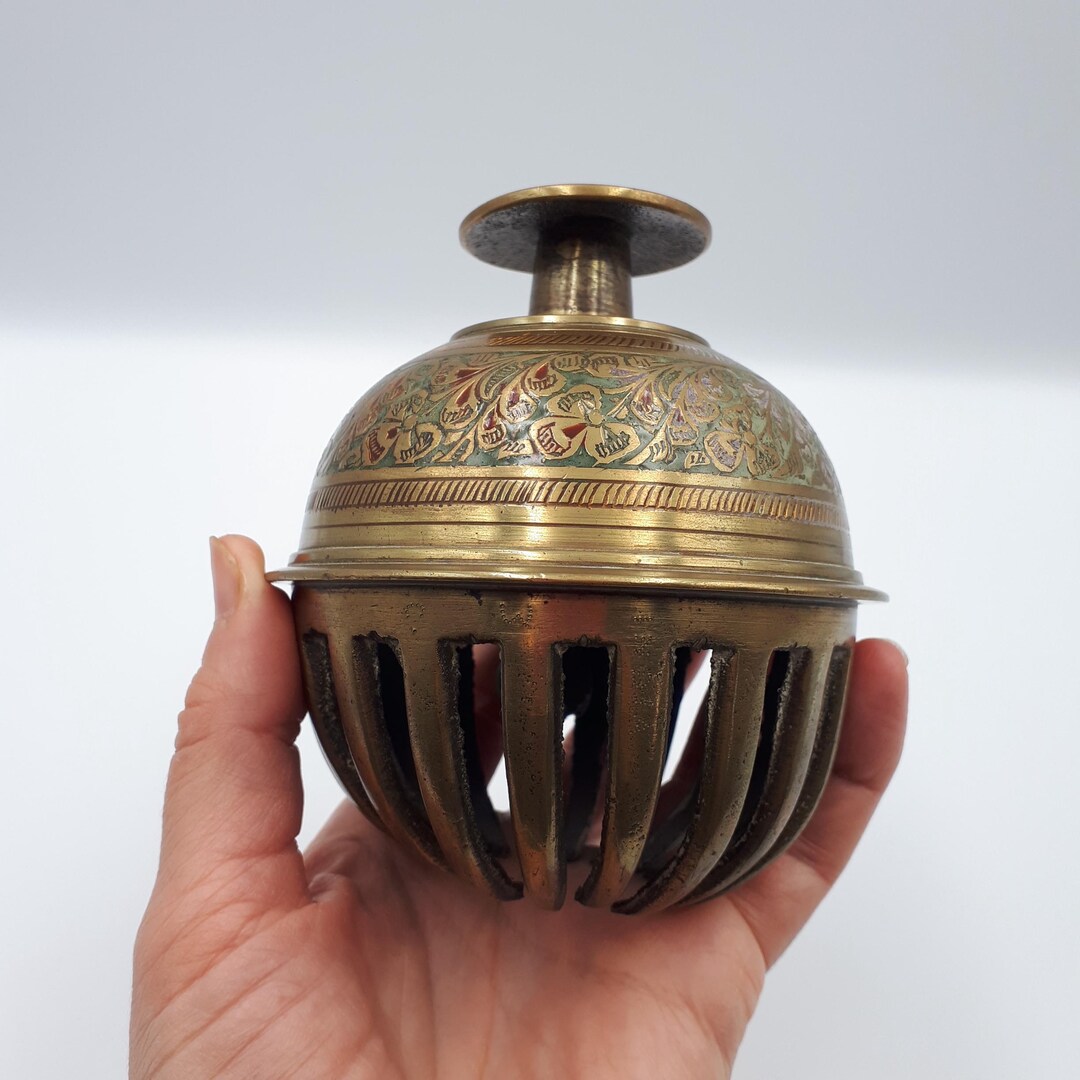 Vintage Large Brass Claw Bell. Elephant Bell. Yoga, Meditation, Temple ...