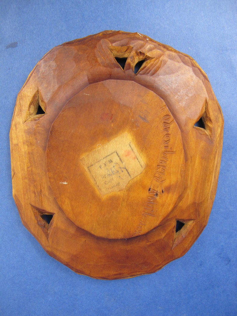 Vintage Hand Carved Shallow Wooden Leaf Shape Dish. Lovely - Etsy UK