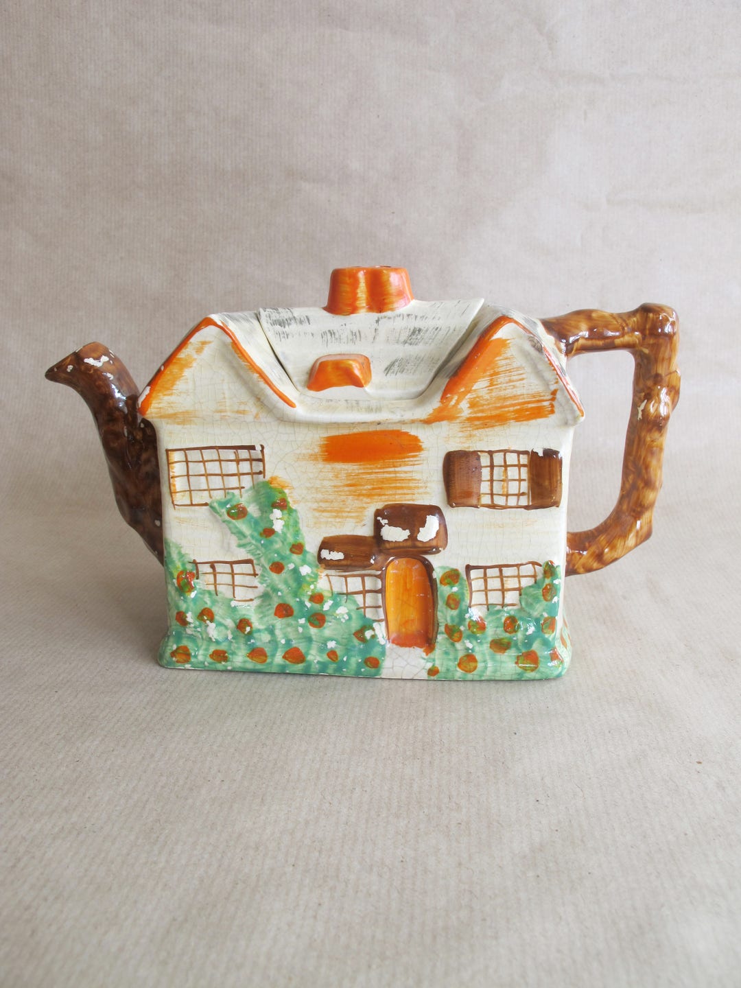 Vintage English Arthur Wood Cottage Teapot. Very Cute! - Etsy