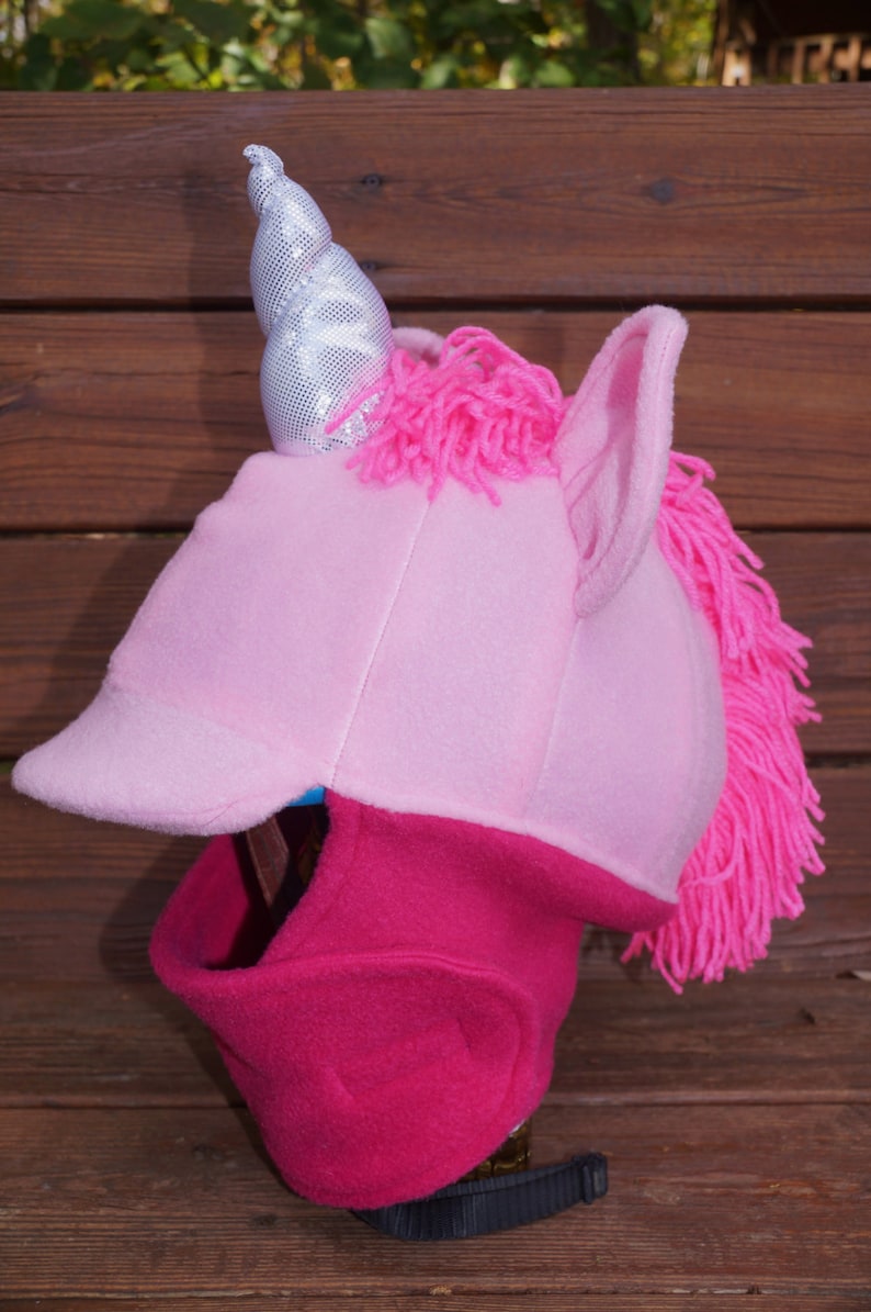 UNICORN Helmet Cover Fleece Horseback Riding - Etsy