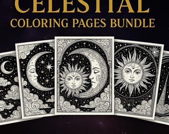 Celestial Goddess Coloring Page – Mystical Adult Coloring Book ...