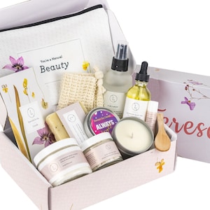 Lavender Spa Bride Gift Basket, Bridal Shower Self Care Package, Luxury ...