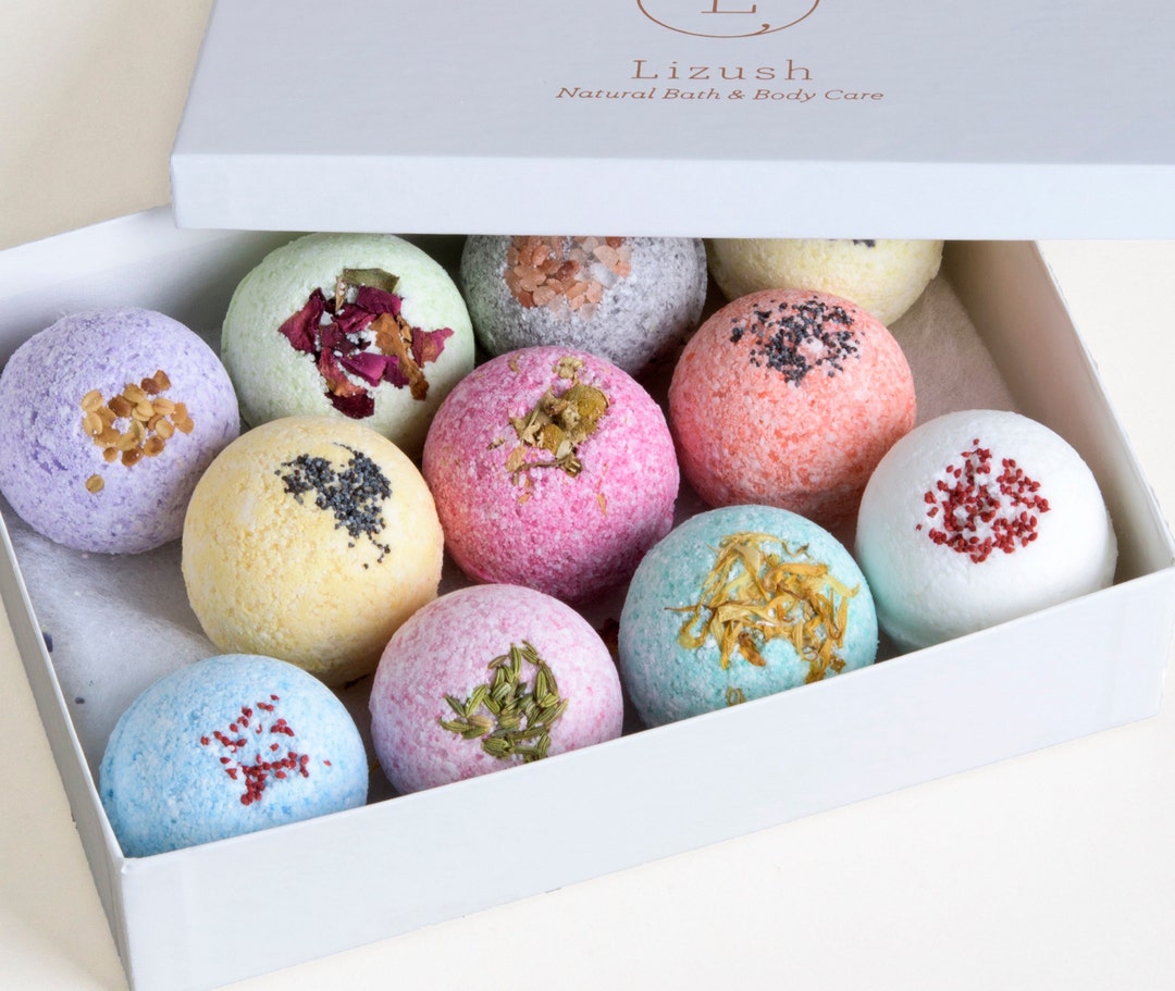 Bath Bombs Mothers Day Gift Ideas, Natural Gift Set With Bath Bombs ...