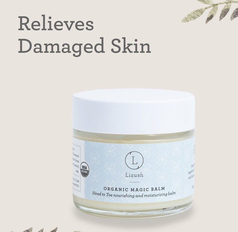 Organic Magic Balm - Unscented Moisturizer for Sensitive Skin, USDA ...