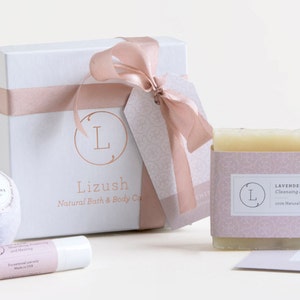 Relaxation Gift Set With Soap, Bath Bomb and Lip Balm, Bath Set ...