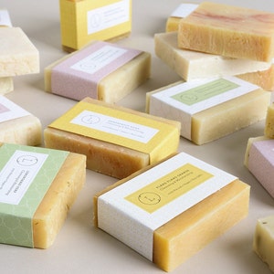 Natural Soap Gift Set, Bath Kit, Soaps Gift Box, Care Package, Birthday ...