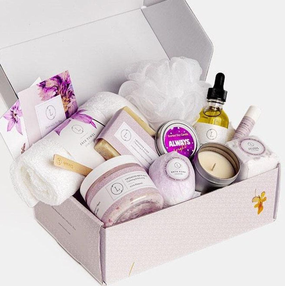 Best Friend Pamper Gift Box, Self Care Package, Relaxing Gift Set ...
