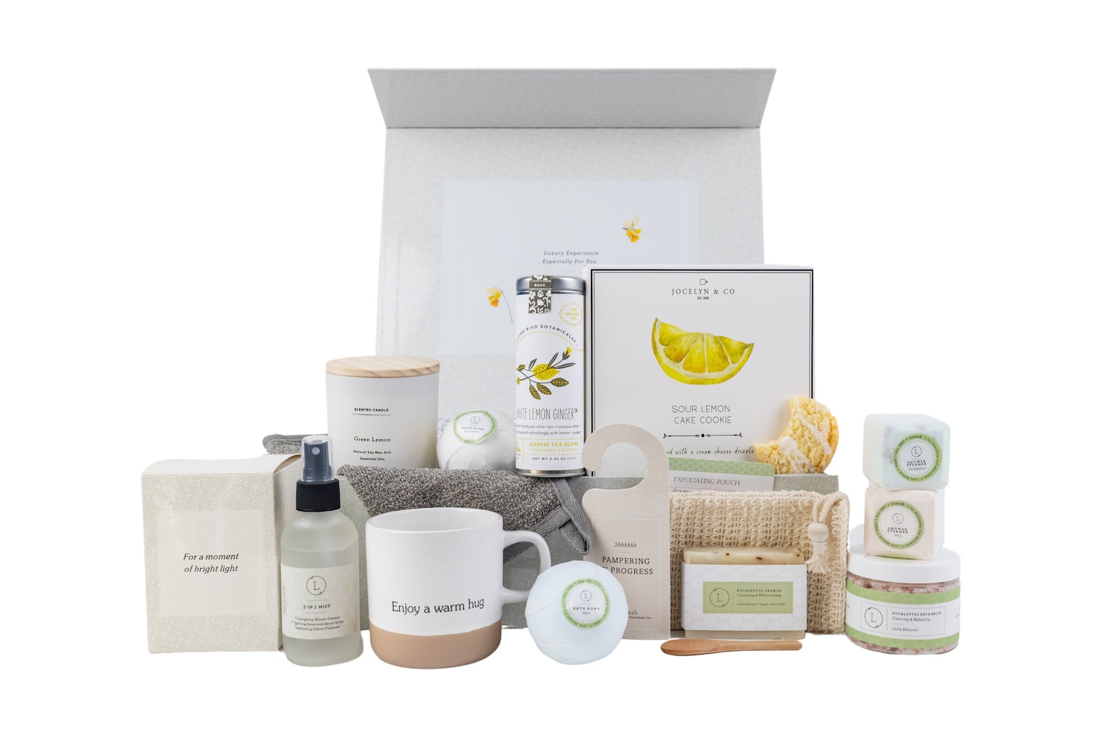 Luxury Spa Gift Box for Women, Organic Relaxation Spa Gift Set, Get ...