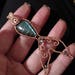 Copper Wire Wrapped Mermaid Tail Pendant With Labradorite Wire Wrapped ...