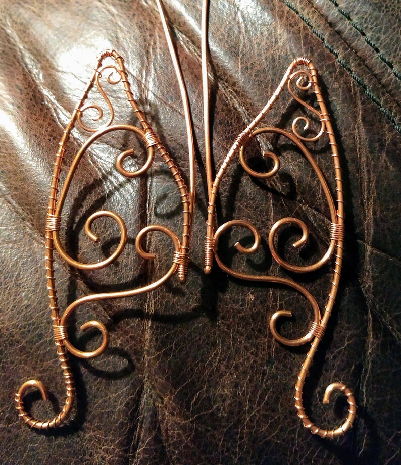 Renaissance Made to Order Fairy Elf Ear Cuffs Chioce of Colors Wire ...