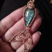 Copper Wire Wrapped Mermaid Tail Pendant With Labradorite Wire Wrapped ...