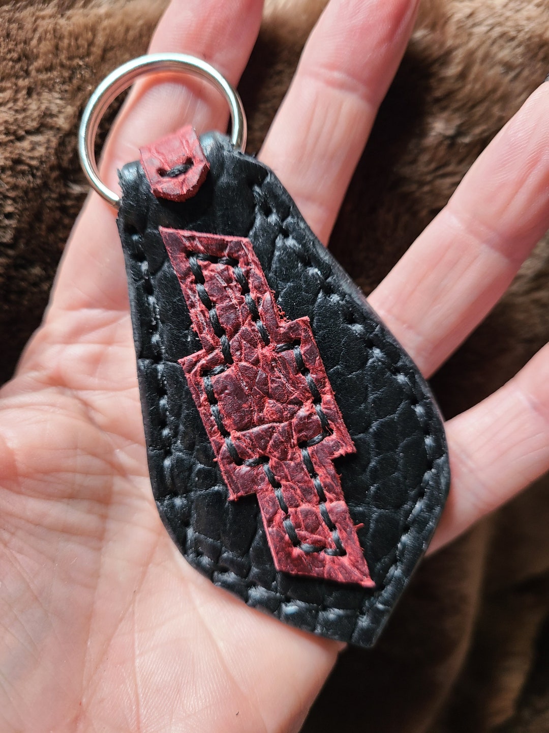 Chevy Like a Rock Leather Key Ring by C Paul Designs Made to Order You ...