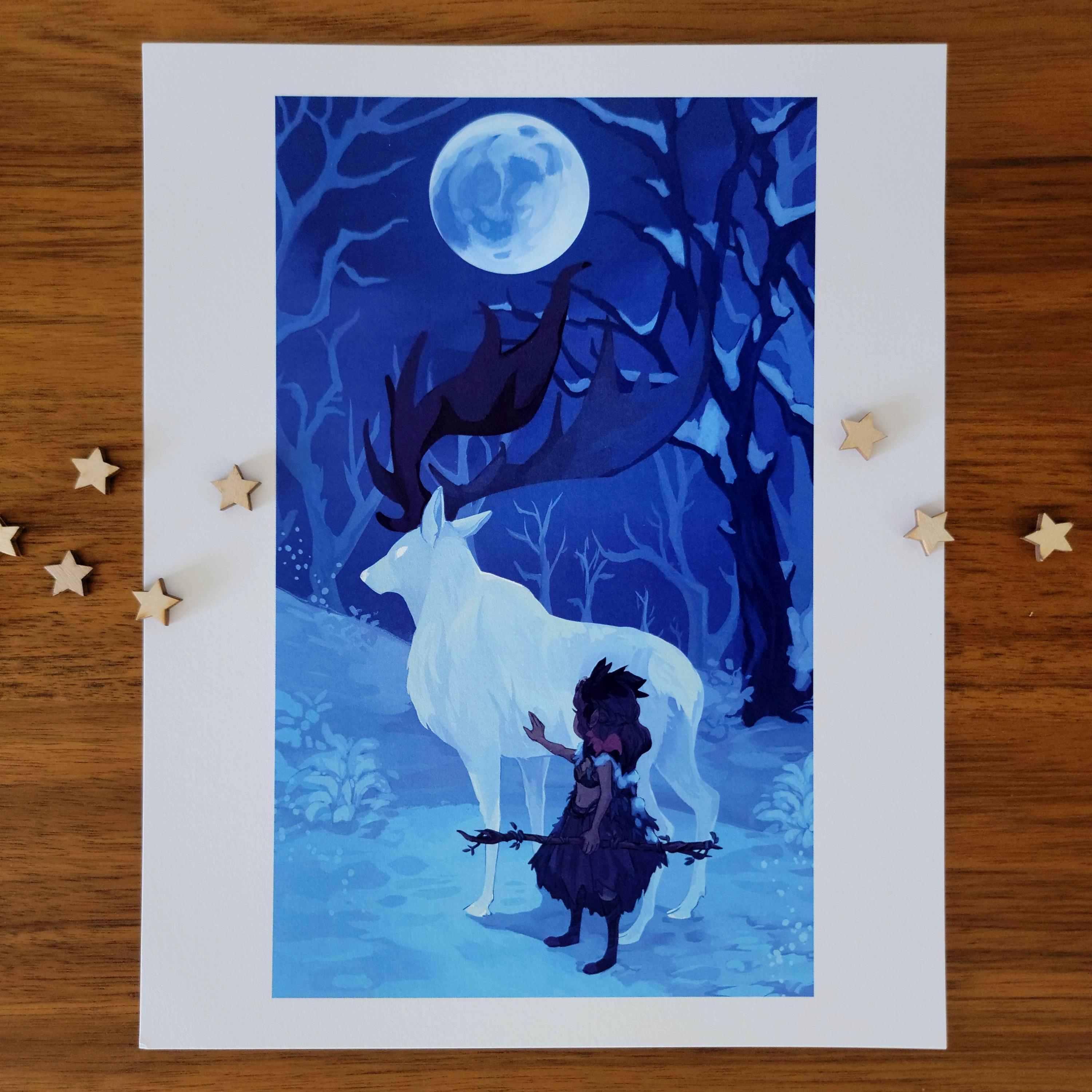 Winter Druid Print 8x10 - Etsy