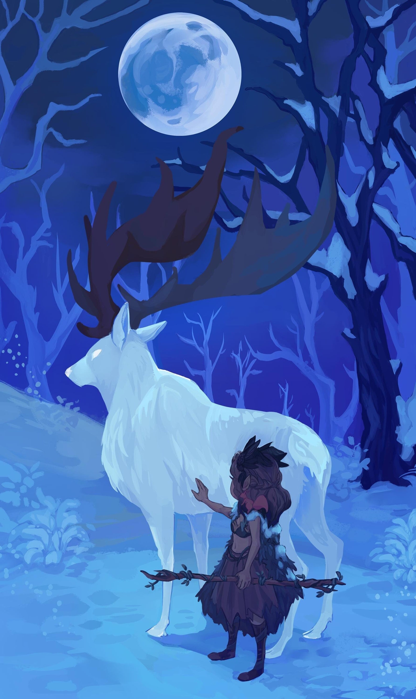 Winter Druid Print 8x10 - Etsy