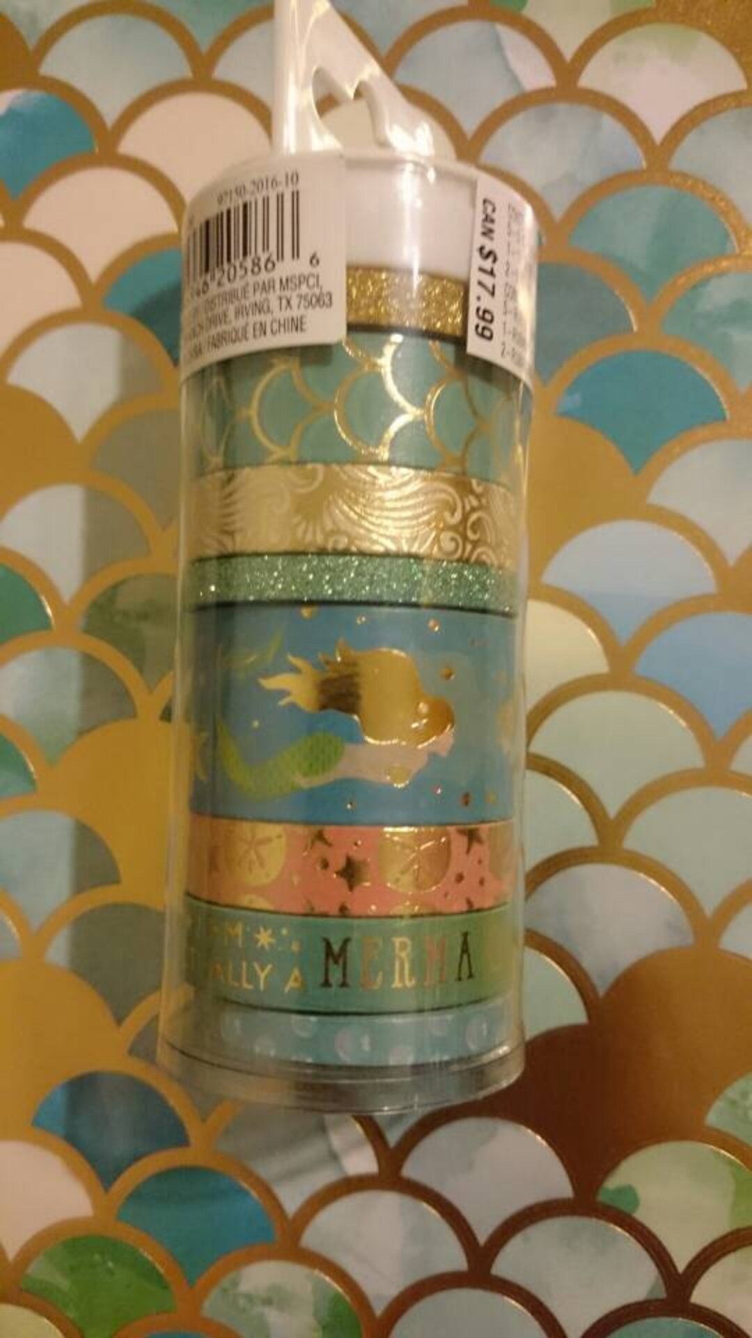 8 Rolls Enchanting Recollections Mermaid Washi Tape Rolls Planner Washi ...