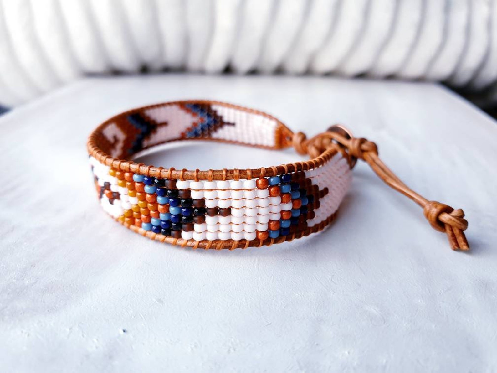 Bead Loom Bracelet Beaded Bracelet Handmade Bracelet Seed | Etsy