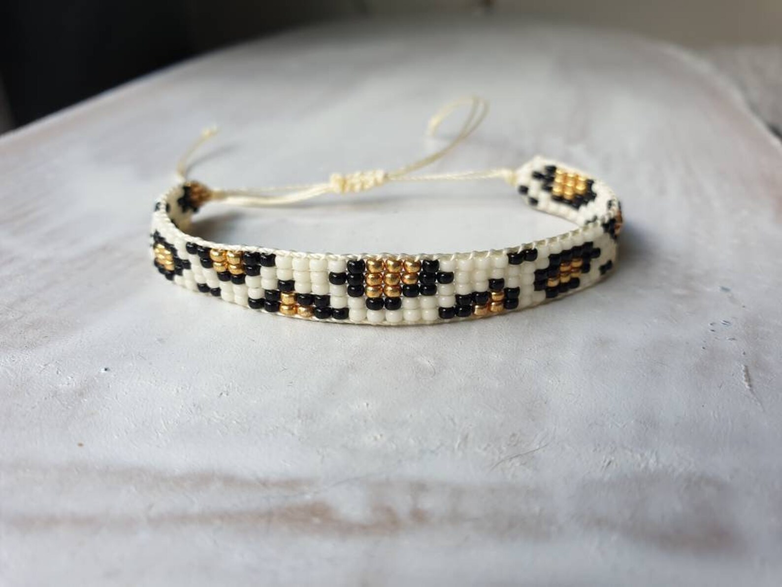 Beaded Leopard Bracelet Bohemian Beaded Bracelet - Etsy