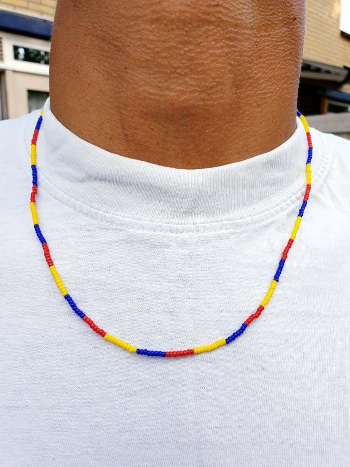 Colombian Necklace Colombia Necklace Colombian Flag - Etsy