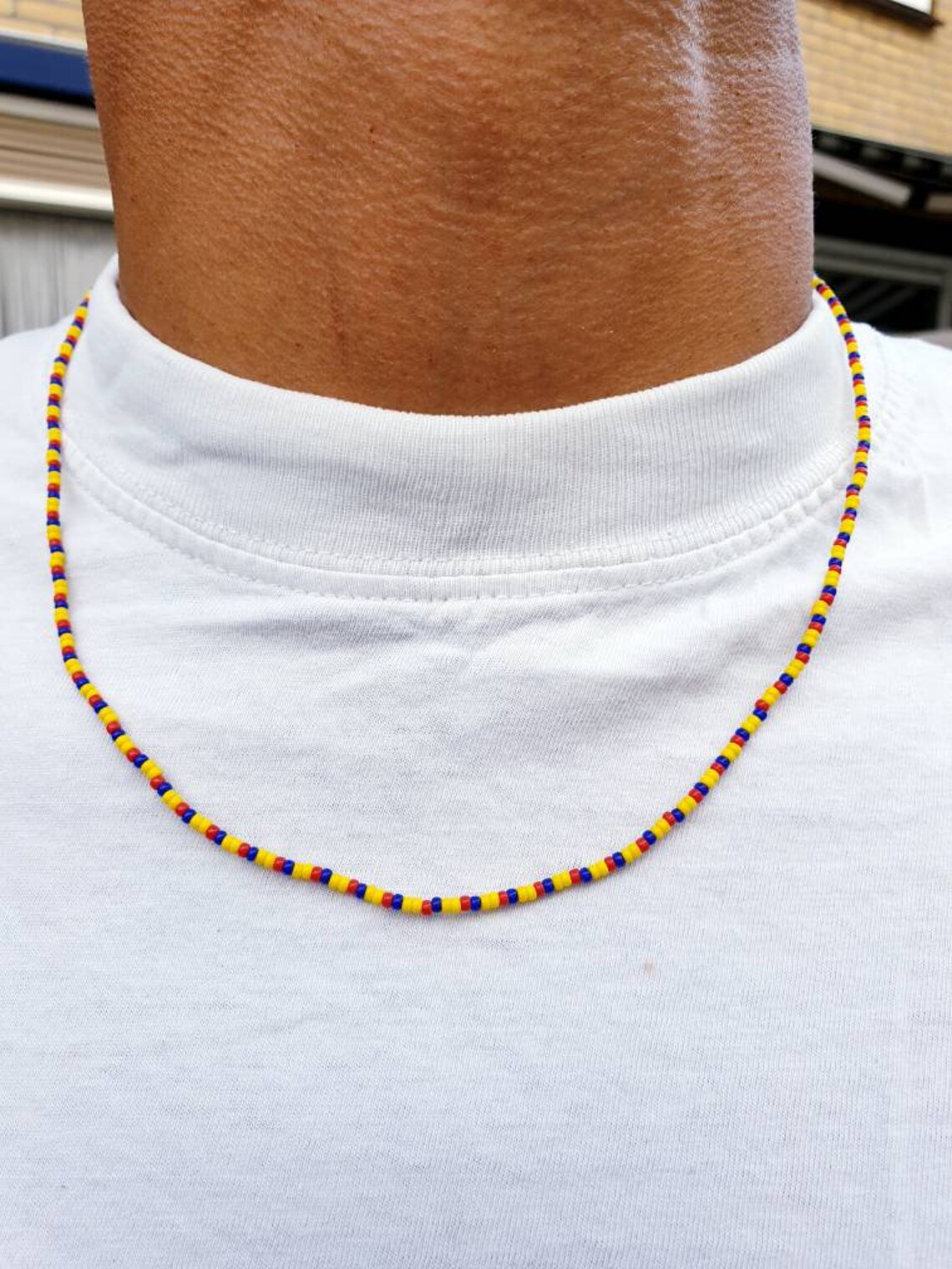 Colombian Necklace Colombia Necklace Colombian Flag | Etsy