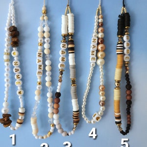 Custom Phone Charm, Name Phone Charm, Personalized Phone Charm, Beaded ...