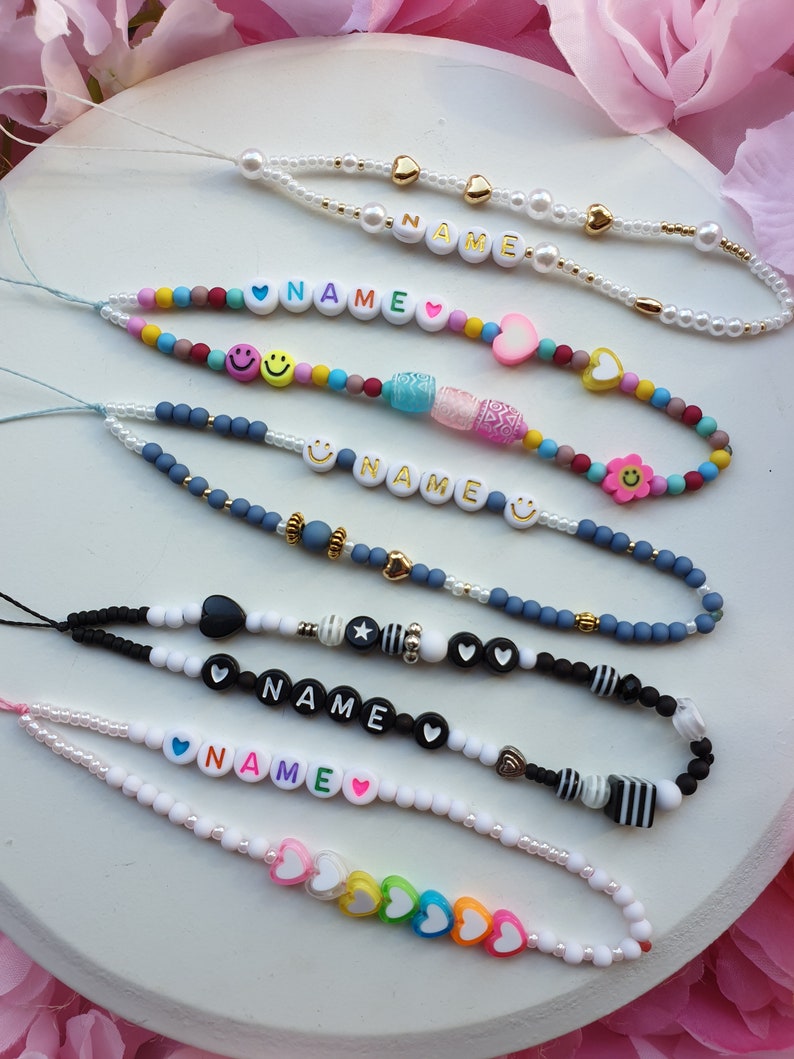 Custom Phone Charm Name Phone Charm Personalized Phone - Etsy UK