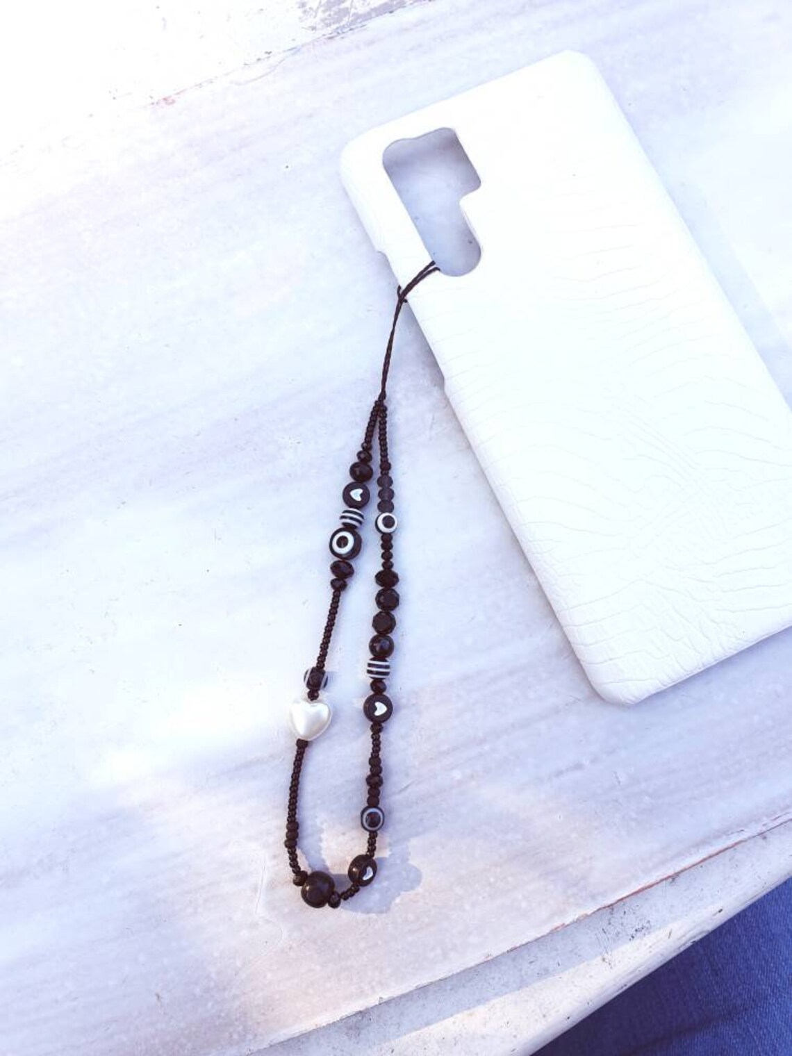 Beaded Phone Strap Phone Charm Y2k Style Phone String - Etsy