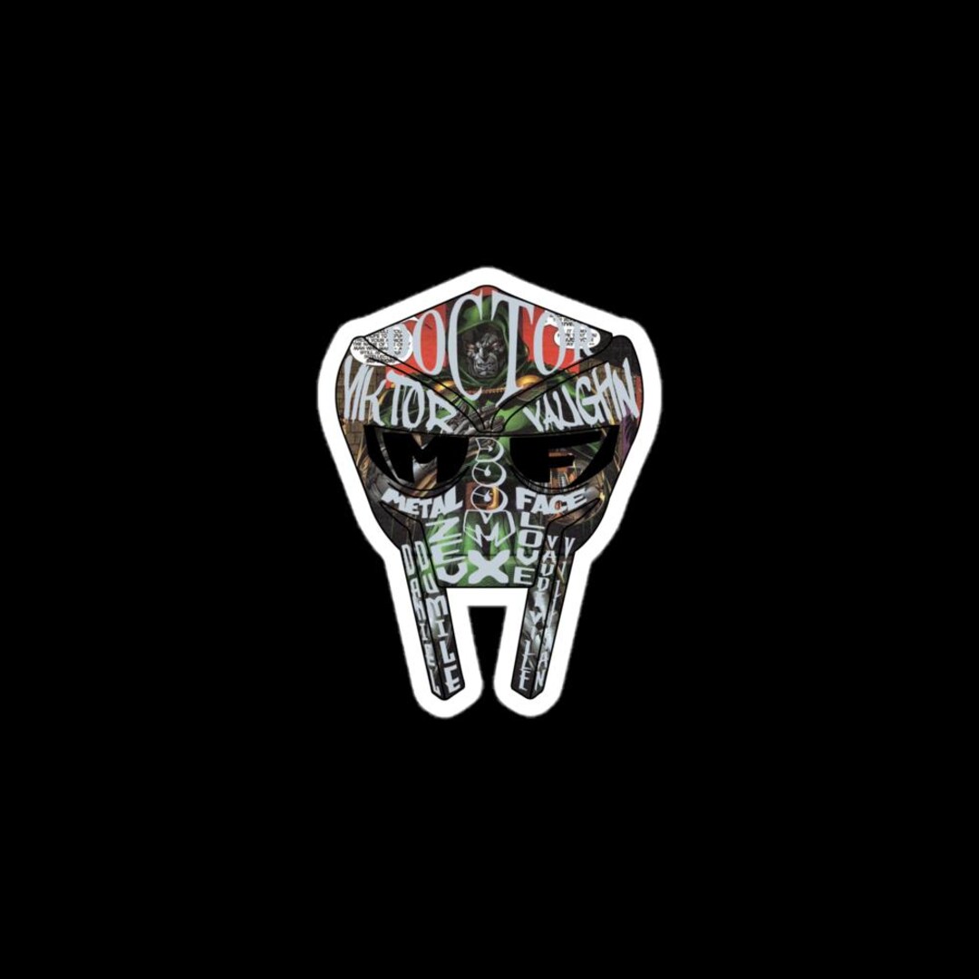 MF DOOM Vinyl Sticker - Etsy