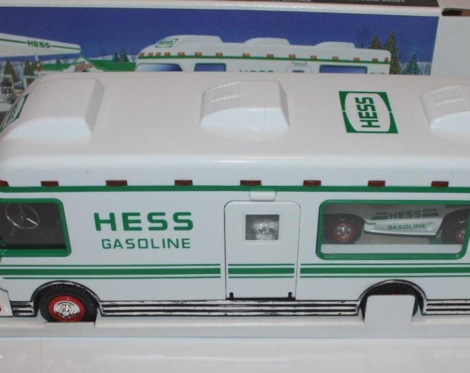 Vintage 1998 Hess Gasoline Truck Recreation Van With Dune Buggy ...