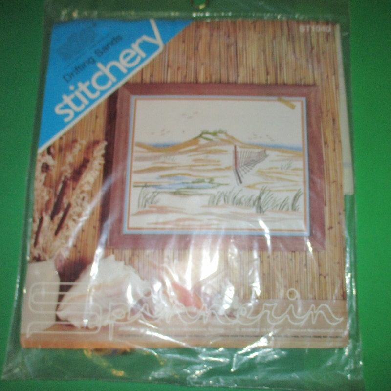 Beach Needlepoint - Etsy