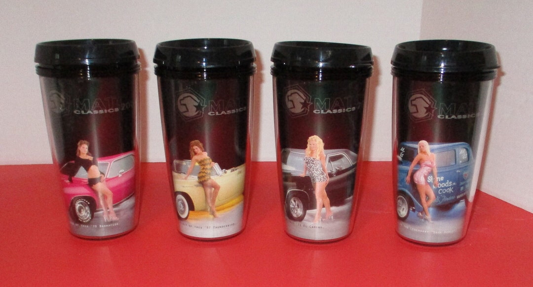 2002 Matco Classic Car Pinup Models Plastic Insulated Cups - Etsy