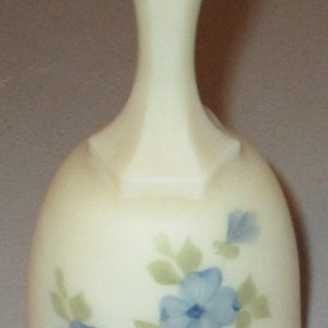 Collectible Hand Painted Fenton Porcelain Bell Sandy Kelley Artist Blue ...