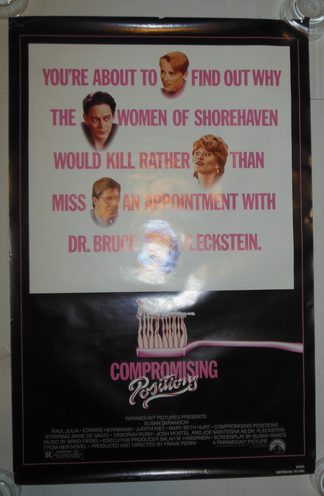 Compromising Positions Vintage 1985 One Sheet Movie Poster Rolled Never Folded Susan Sarandon - Etsy