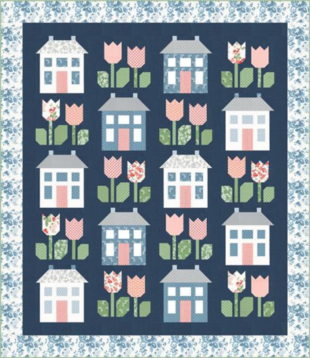 Free US Shipping Hometown Quilt Kit Featuring Dwell by Camille ...