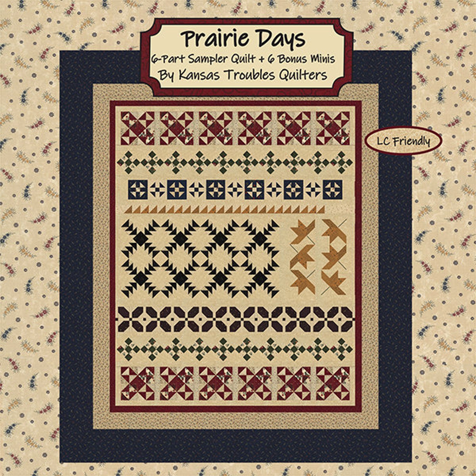 Prairie Days Quilt Pattern Featuring Prairie Dreams Fabric by | Etsy