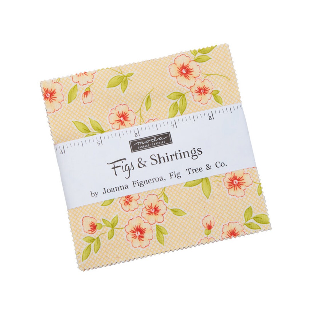 Figs Shirtings Charm Pack by Fig Tree & Co. for Moda Fabrics. 20390PP ...