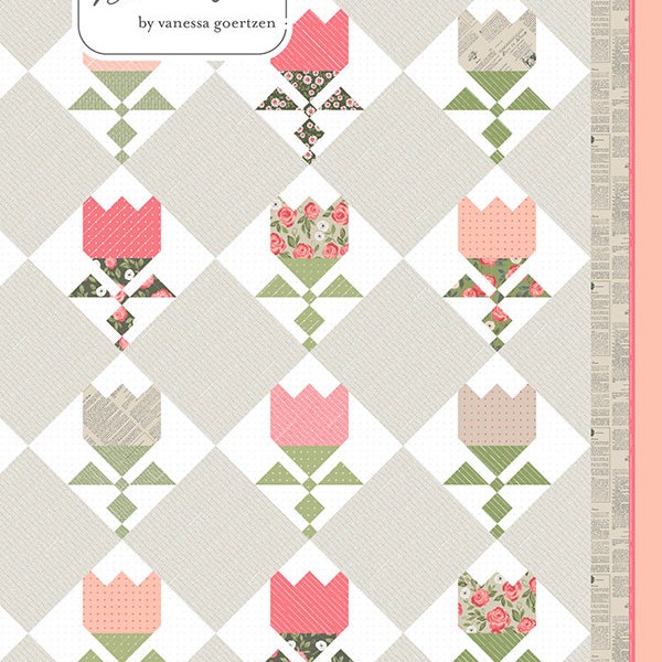 Tulip Quilt Square - Etsy