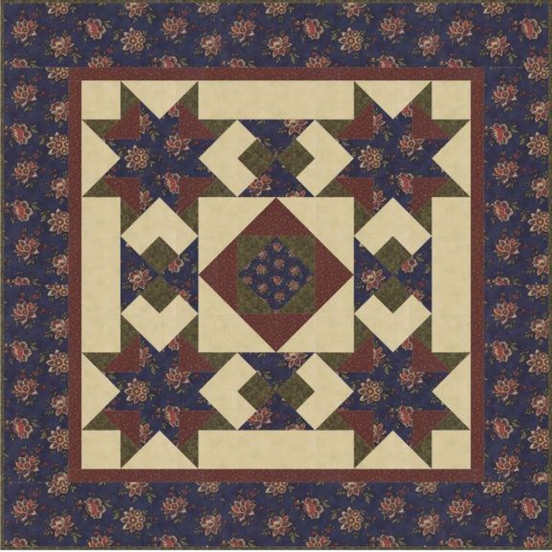 Moose Trax Skipped Stones Quilt Pattern Featuring Hawthorn Ridge by Jan ...