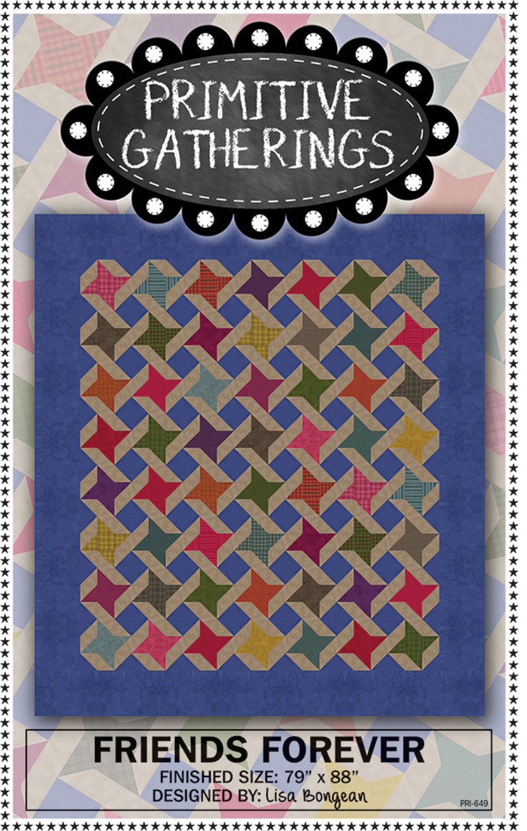 Friends Forever Quilt Pattern Featuring Wool and Needle Flannel VI ...