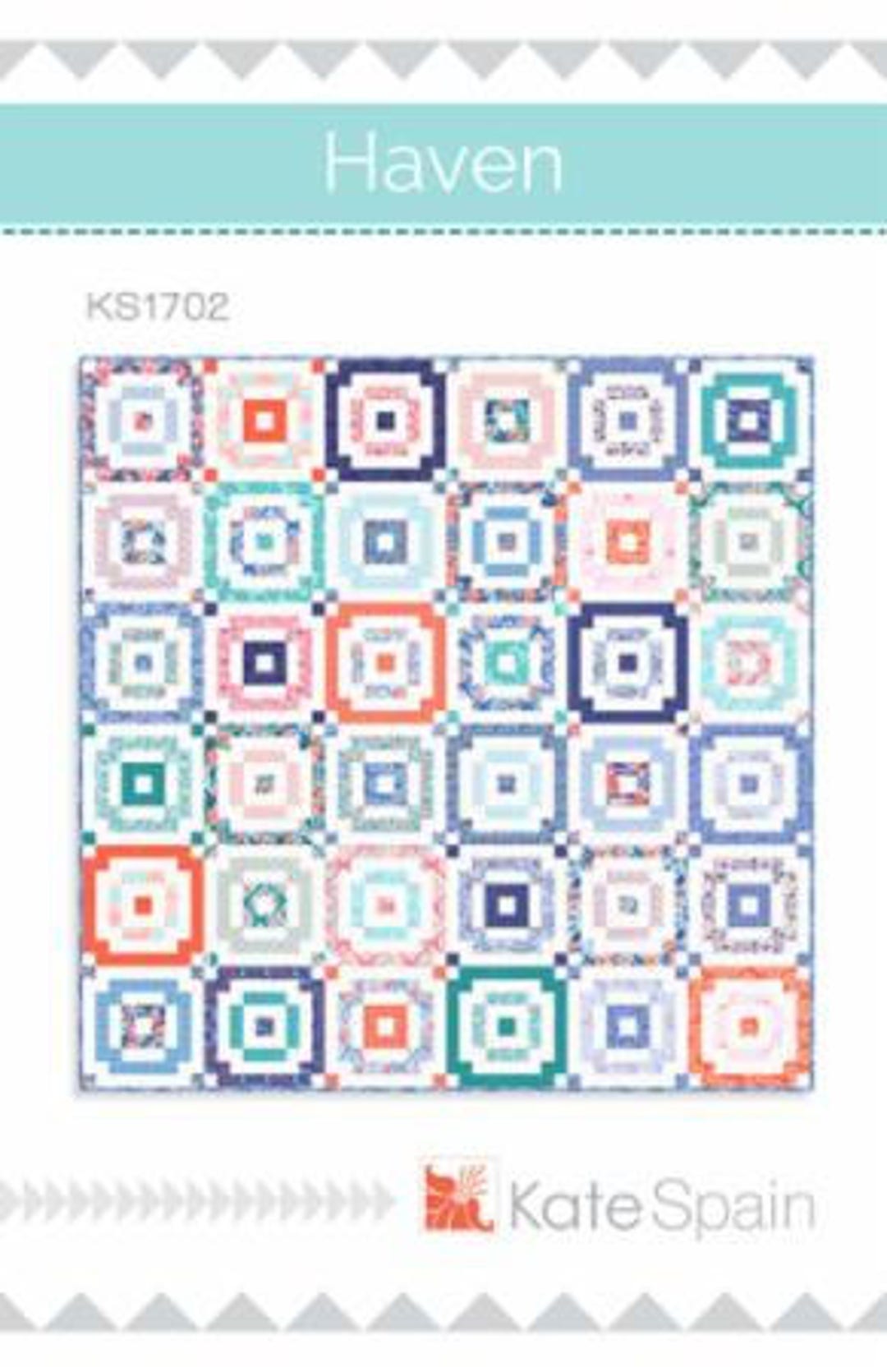 Haven Quilt Pattern Featuring Voyage by Kate Spain for Moda Fabrics ...