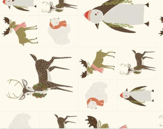 Merrily Panel Snow 48211 12 by Gingiber for Moda Fabrics. - Etsy