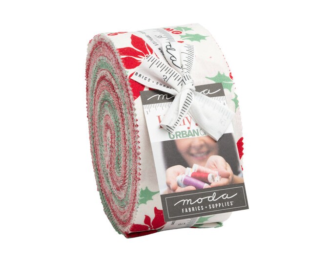 Holly Jolly Jelly Roll by Urban Chiks for Moda Fabrics. 31180JR - Etsy