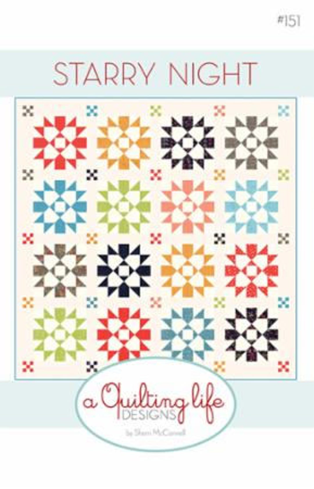 Starry Night Quilt Pattern by Quilting Life Designs Featuring Creekside ...