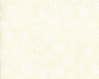 Muslin Mates by Moda French Swirl White 9937 11. This is a Tone on Tone ...