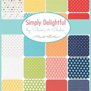 Brightly Quilt Pattern Featuring Simply Delightful by Sherri and Chelsi ...