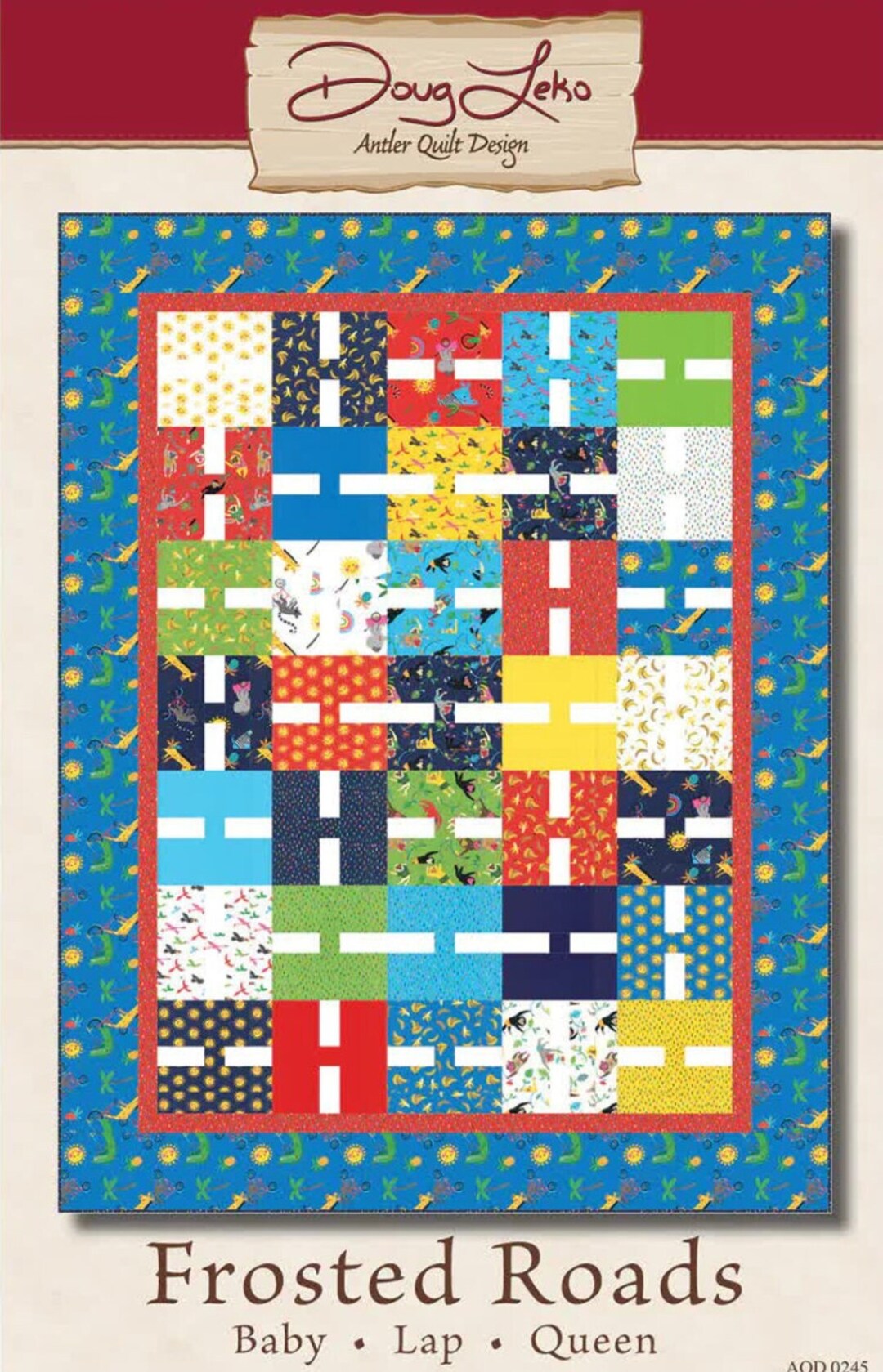 Frosted Roads Quilt Pattern by Antler Quilt Designs for Moda Fabrics ...
