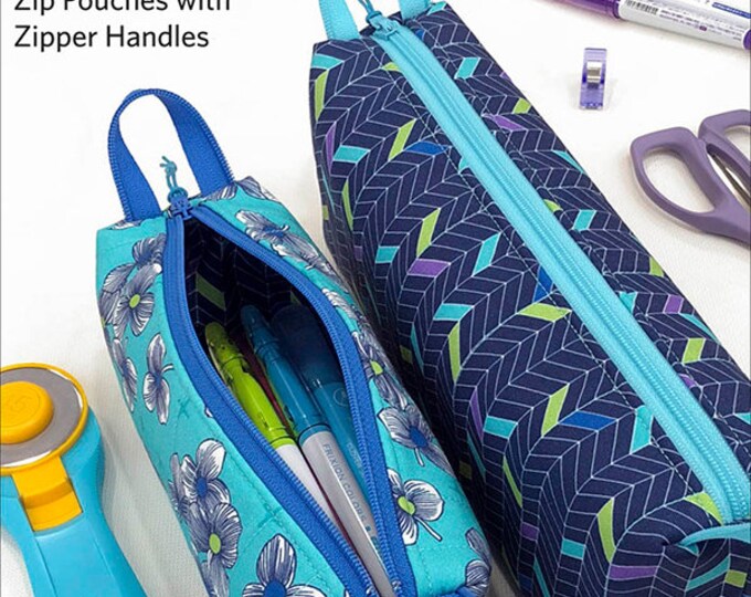 Zoe Zips by Lazy Girl Designs. Zippered Pouch LGD 146 - Etsy