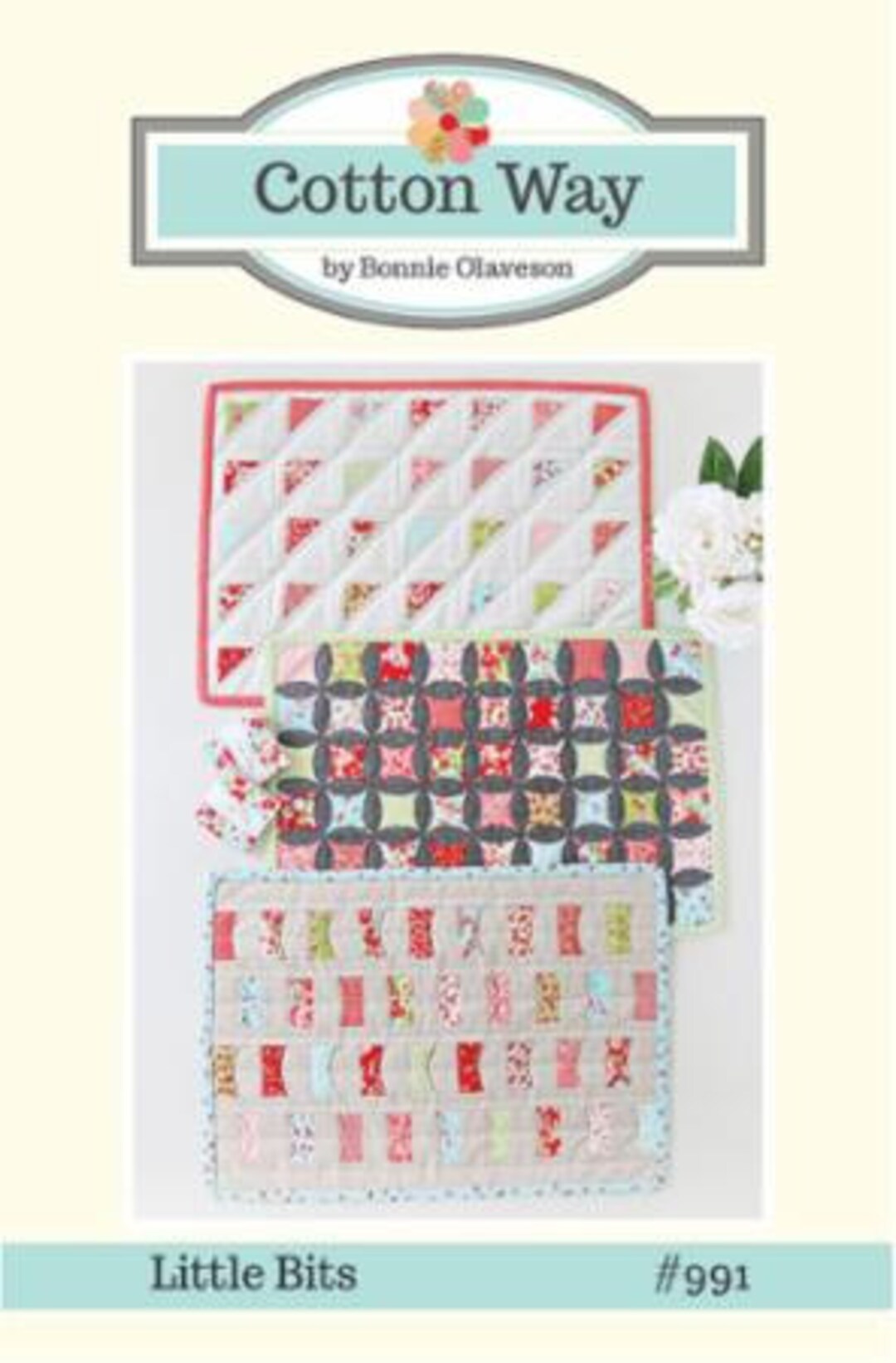 Little Bits Quilt Pattern CW991 From Cotton Way by Bonnie Olaveson. - Etsy