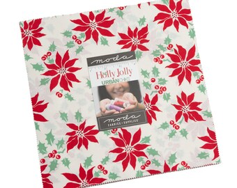 Holly Jolly Snow Poinsettia Large Floral Poinsettia Moda 31181 11 ...